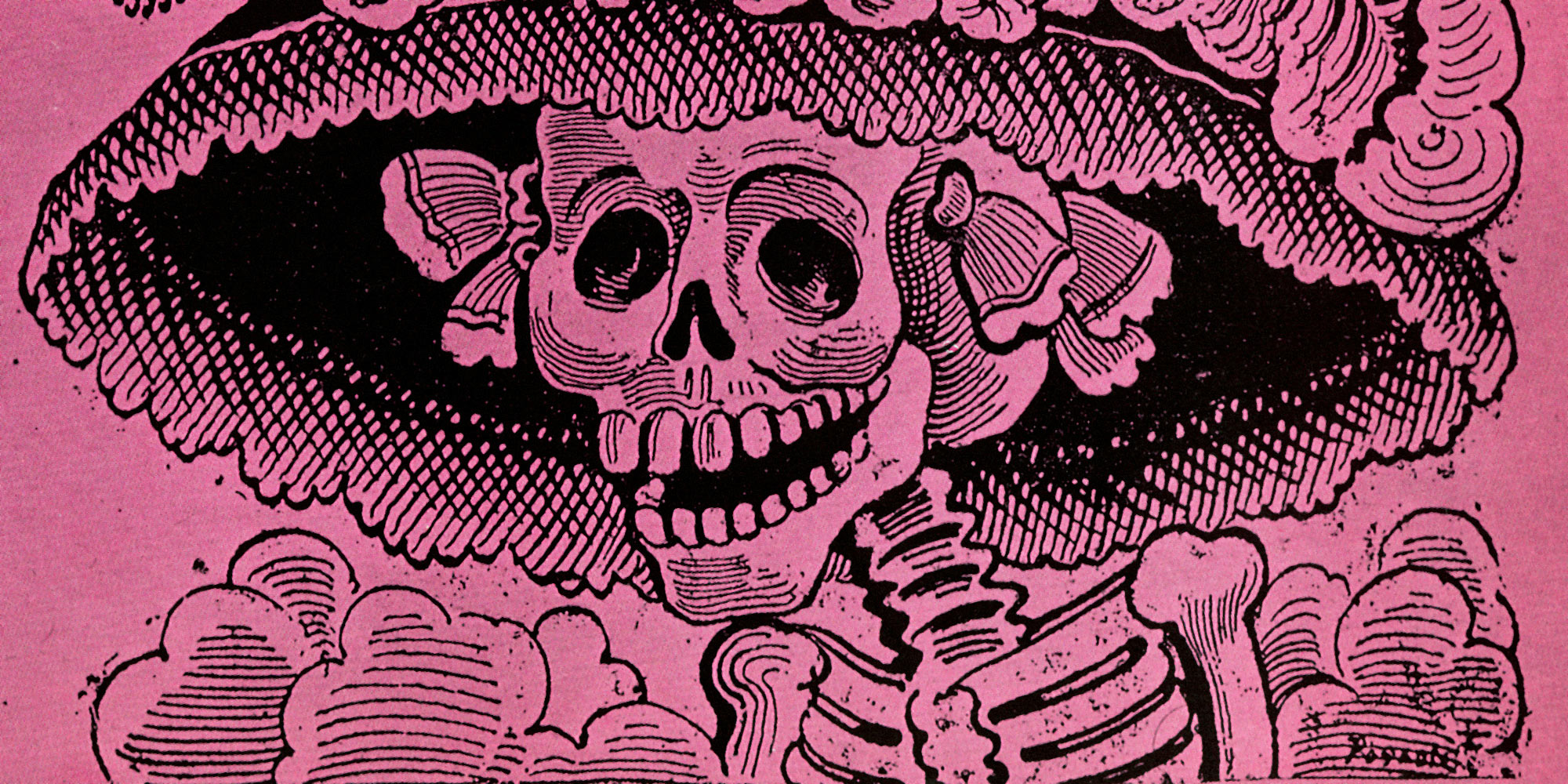 Calaca huesos de popote - 3 Museos